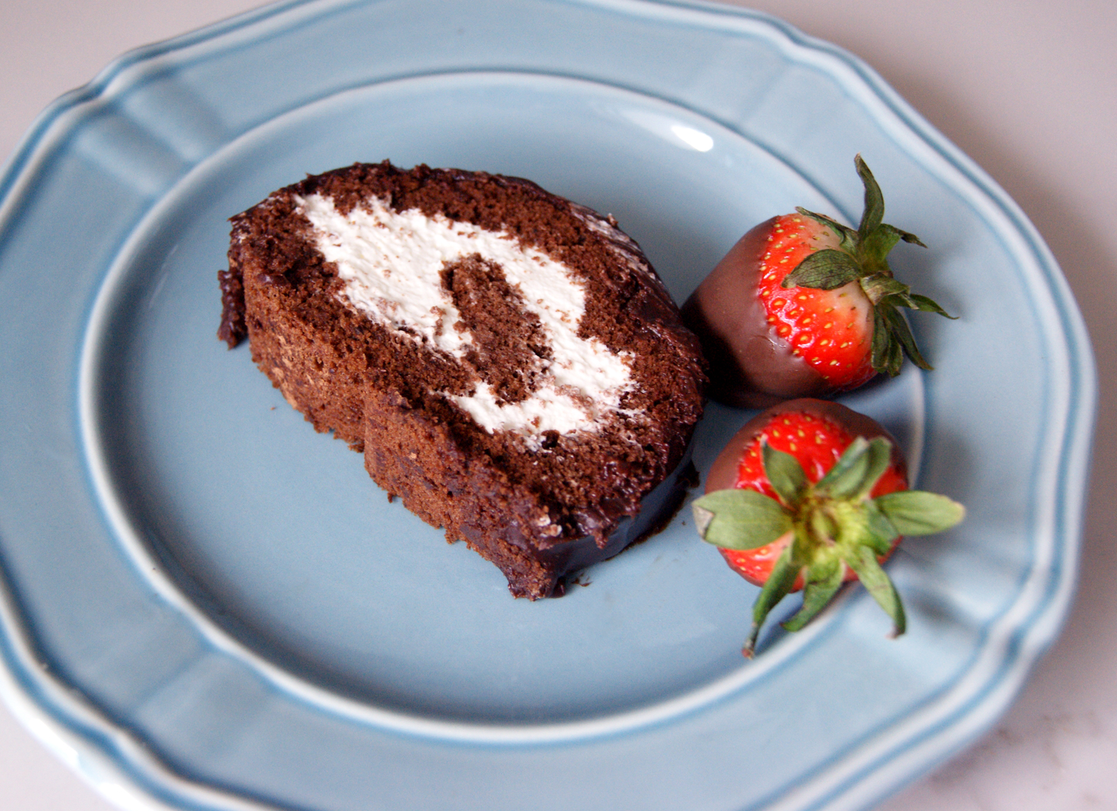 Simple Chocolate Roll Cake with Chocolate Ganache – Lady of the Ladle
