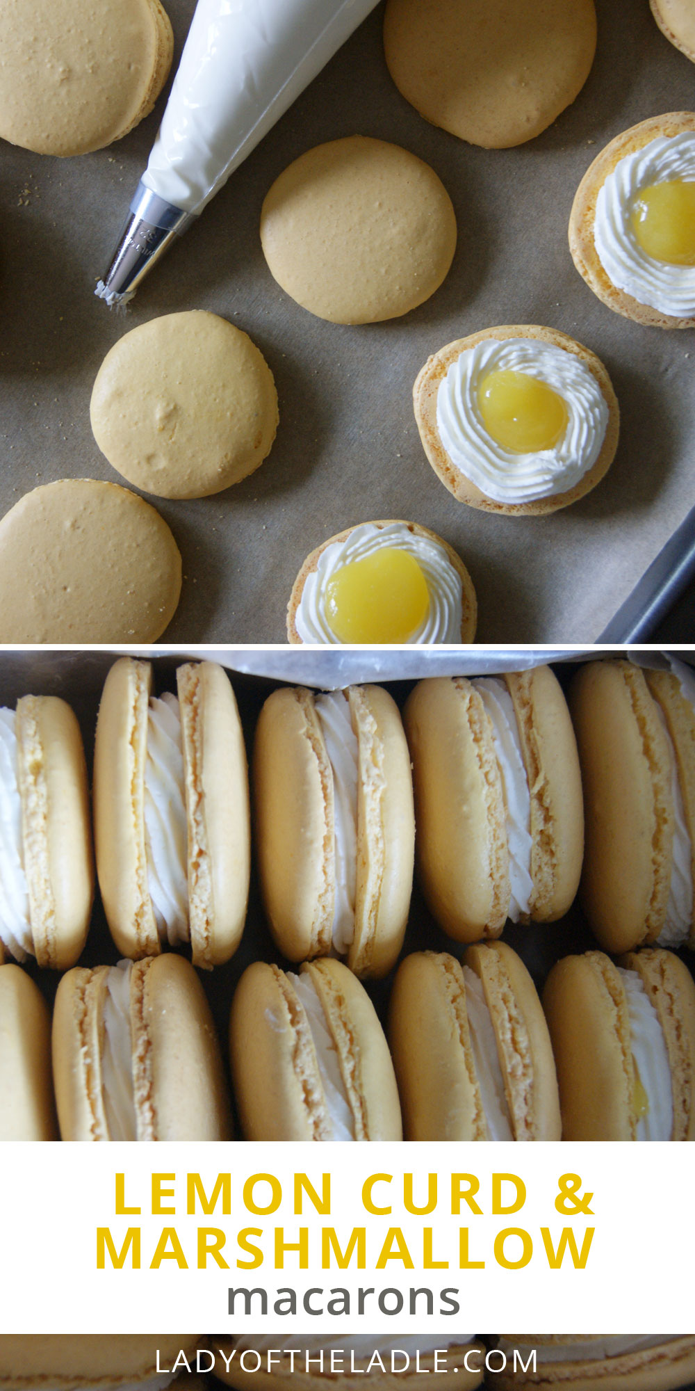 Amazing Lemon Marshmallow Macarons – Lady of the Ladle