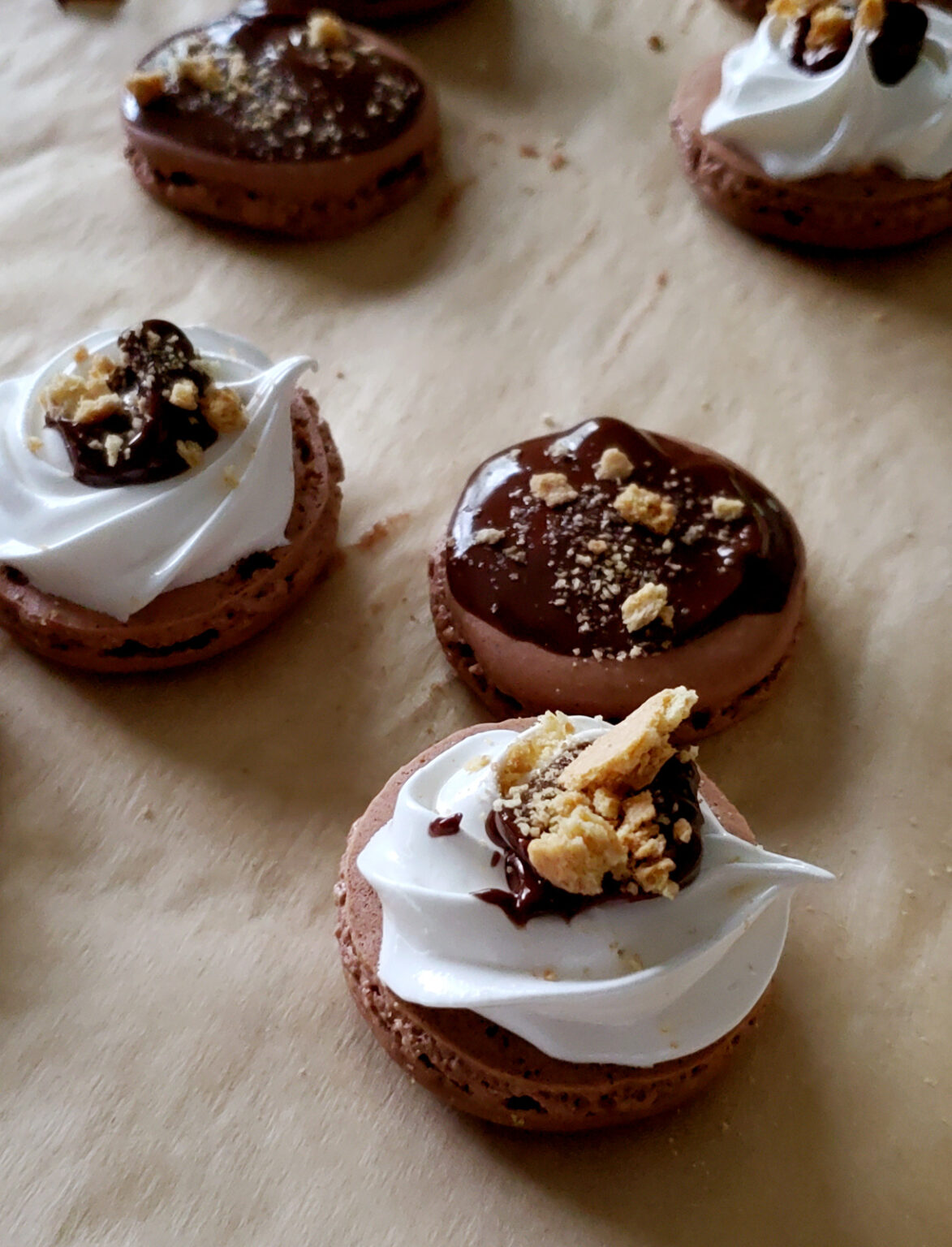 Extra Large S’mores Macaron Cake – Lady of the Ladle